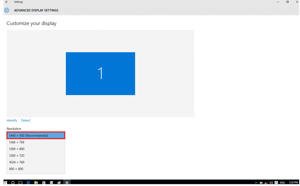 How to Change Screen Resolution in Windows 10