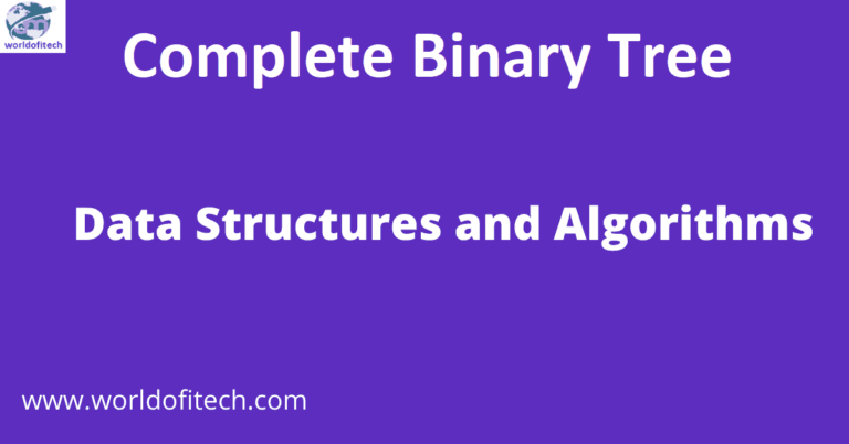 Complete Binary Tree | Learn Data Structures and Algorithms