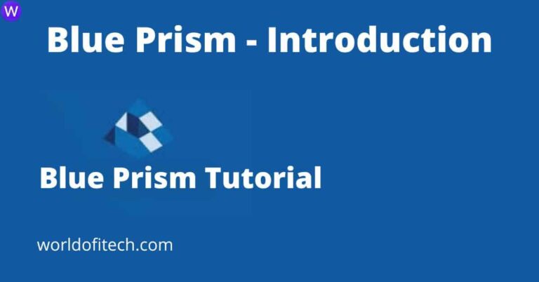 Blue Prism - Introduction | Blue Prism Tutorial