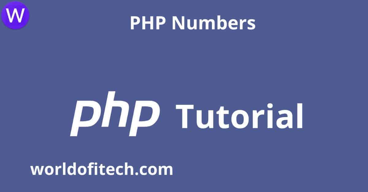 Php Numbers Worldofitech
